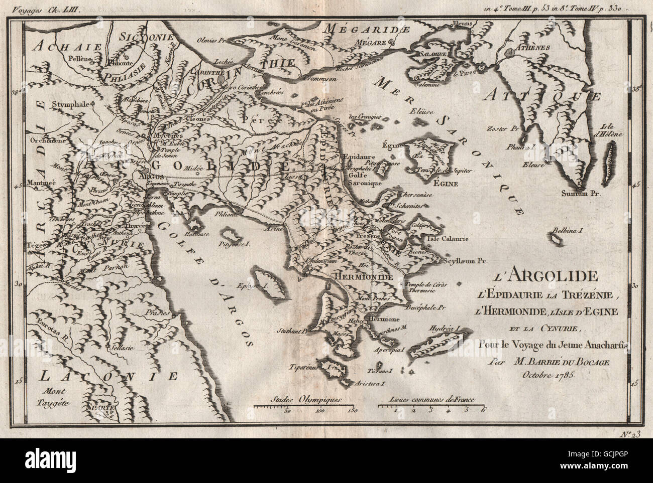 SARONIC ISLANDS. Salamis Aegina Hydra Angistri Spetses Argolis. BOCAGE ...