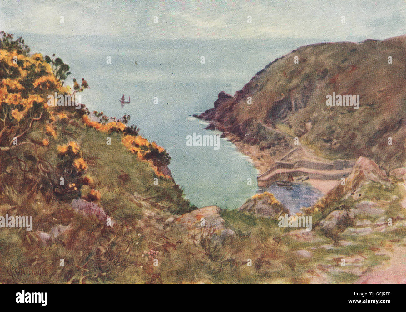 Lamorna boat hi-res stock photography and images - Alamy