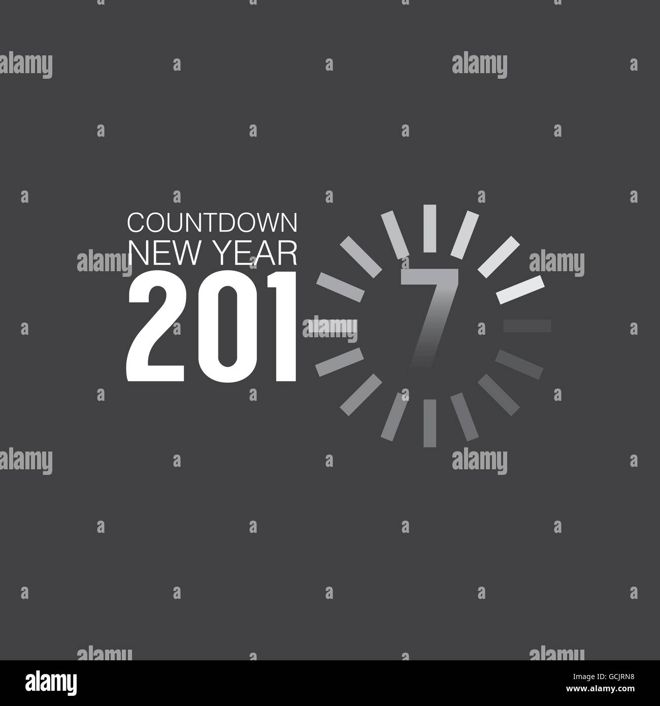 2017 Countdown Loading Vector Illustration Stock Vector Image & Art - Alamy