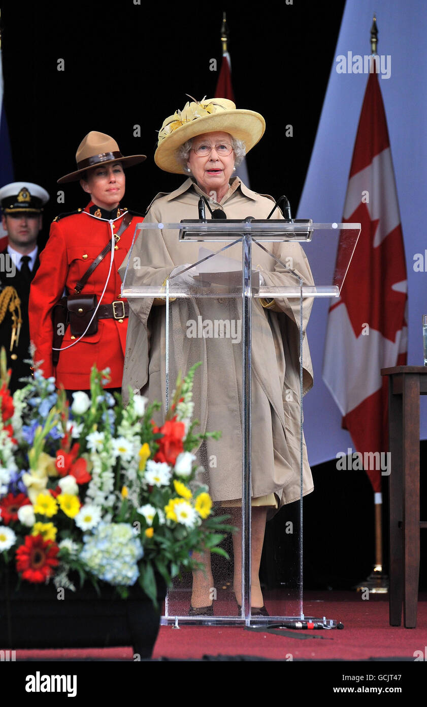 Royalty - Queen Elizabeth II Visit to Canada Stock Photo - Alamy