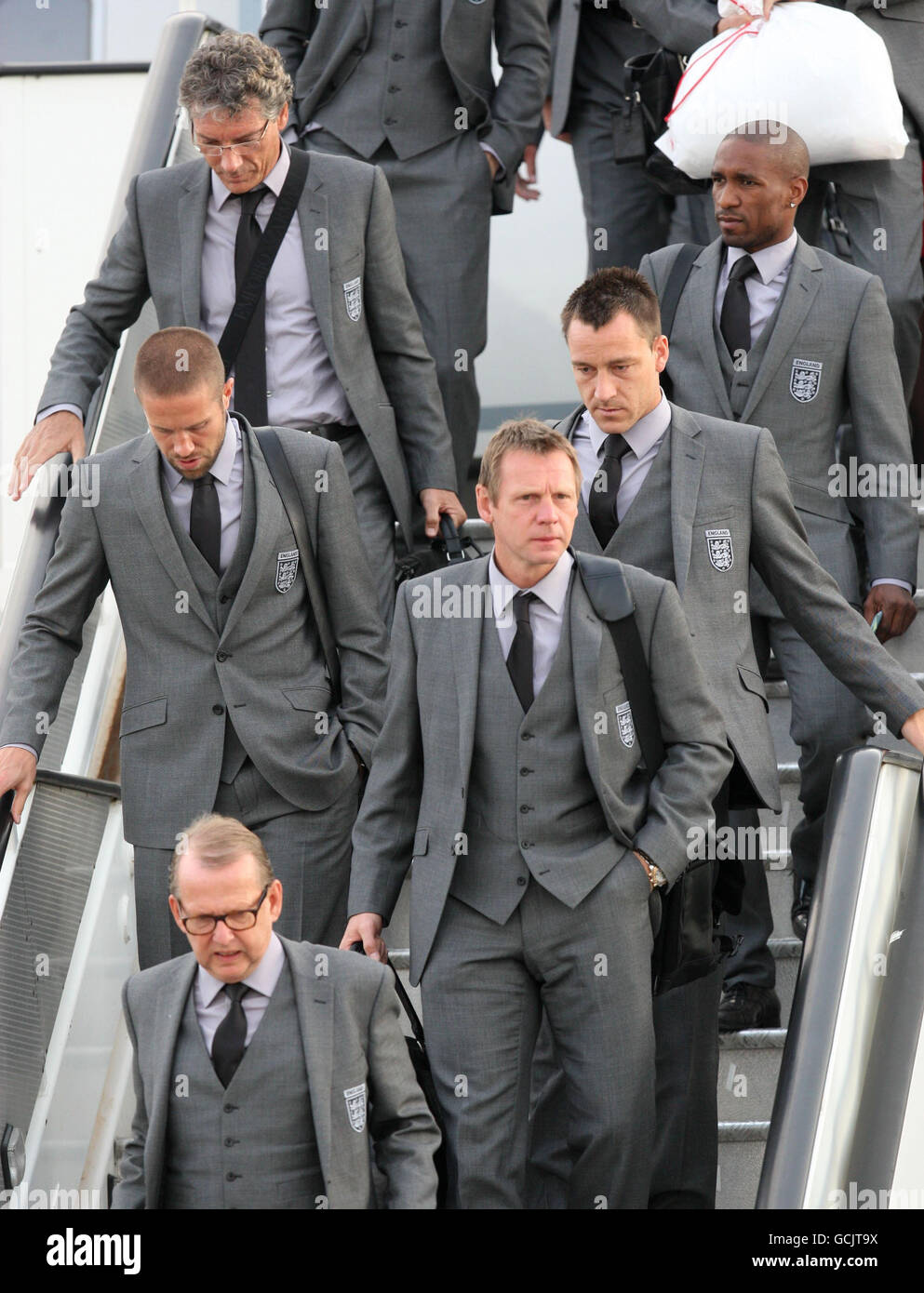 England coach stuart matthew upson arrives at heathrow airport hi-res ...