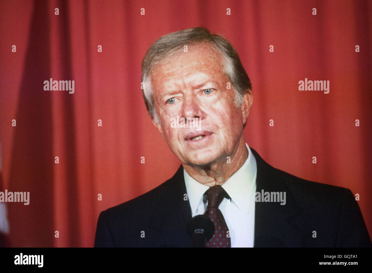 Jimmy Carter President United Portrait High Resolution Stock ...