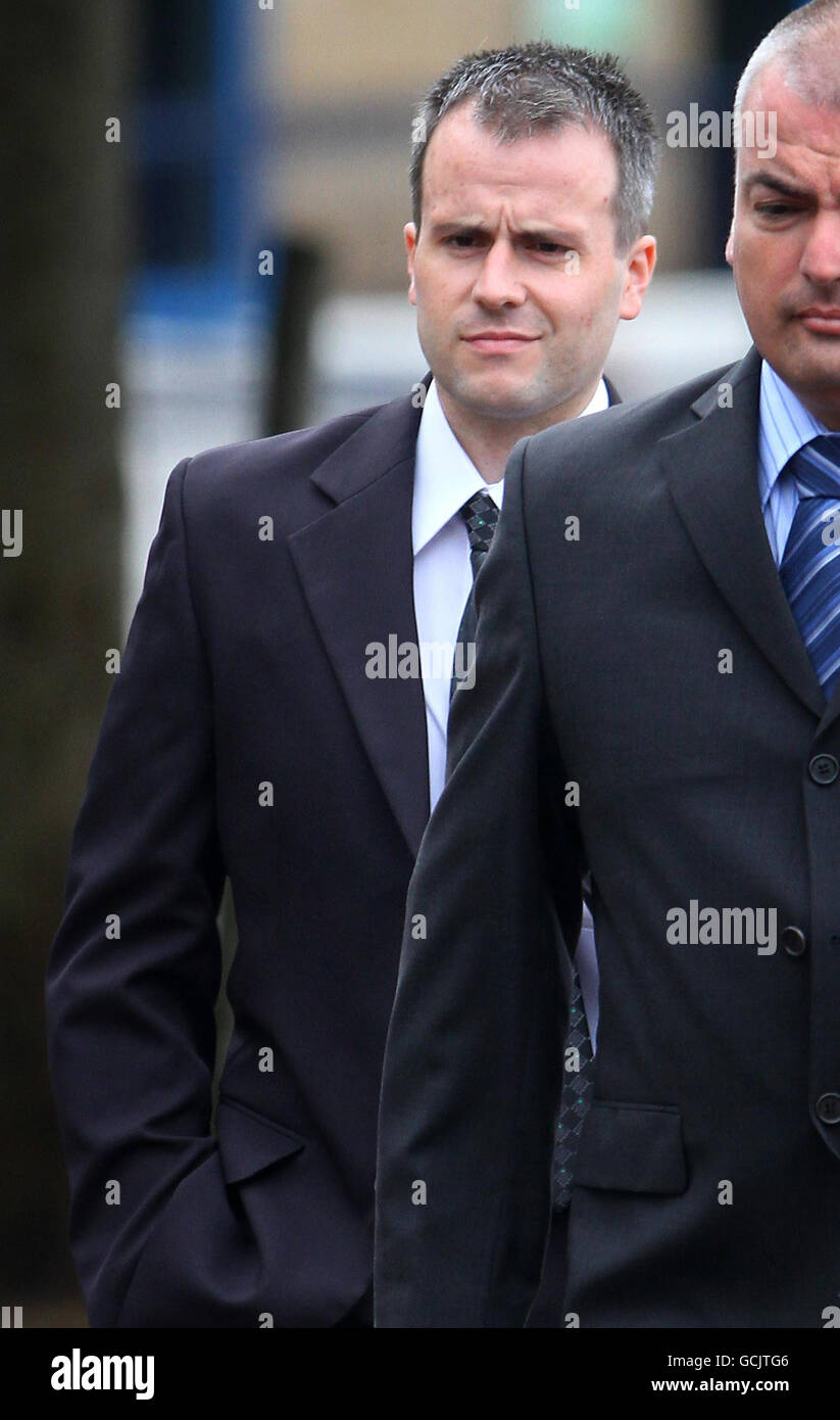 Road traffic Police Officer Stewart Chalmers arrives at Maidstone Crown ...
