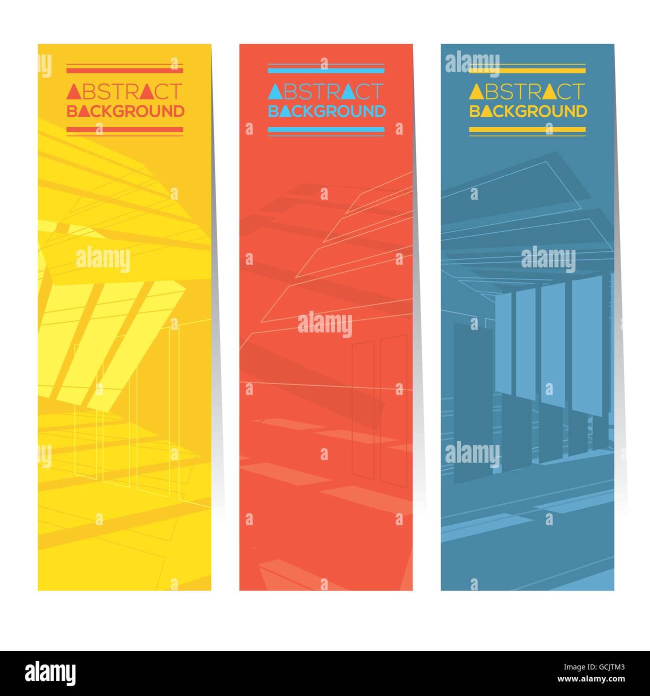 Three vertical stripes Stock Vector Images - Alamy