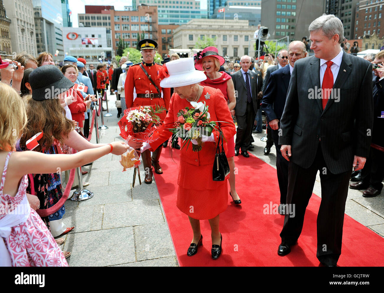 Royalty - Queen Elizabeth II Visit to Canada Stock Photo - Alamy
