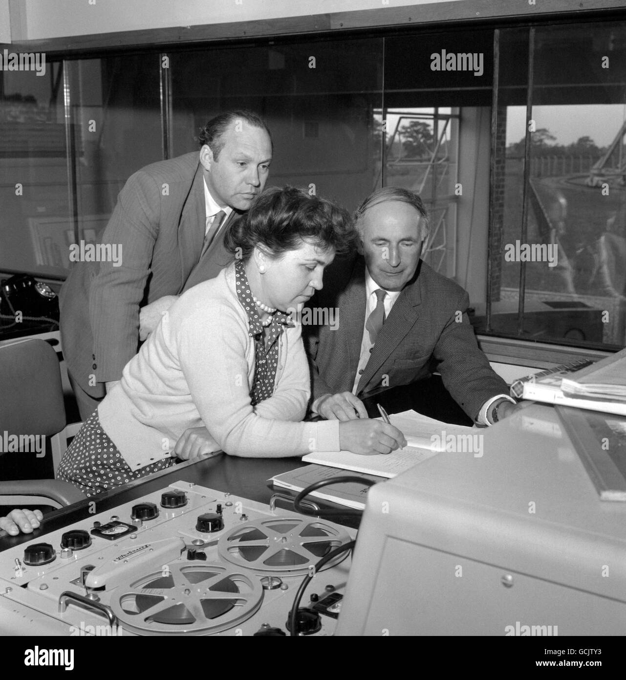 Rocket scientists Black and White Stock Photos & Images - Alamy