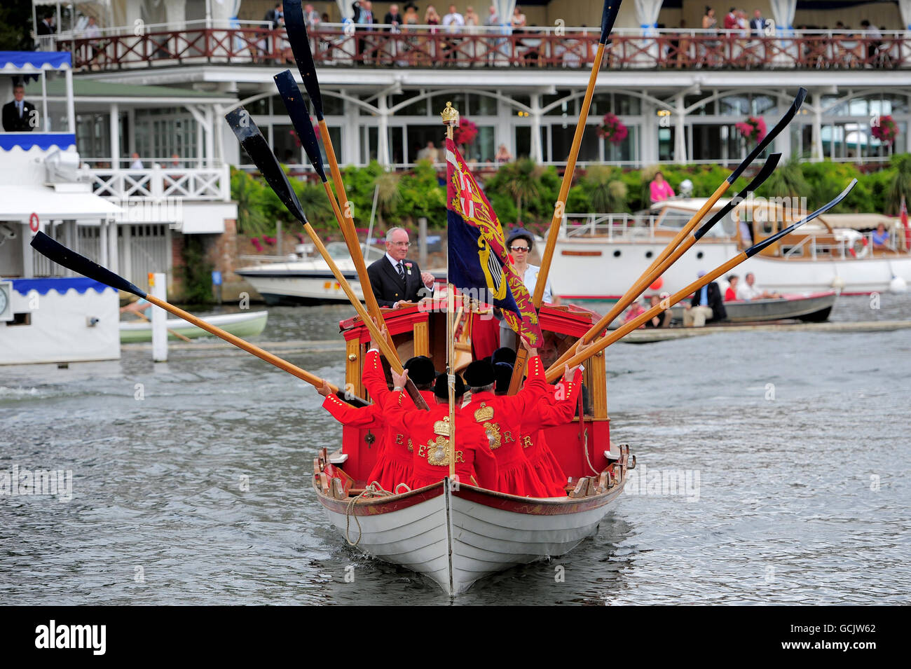 Rowing henley general view gv oar boat mangsk ampics hi-res stock ...