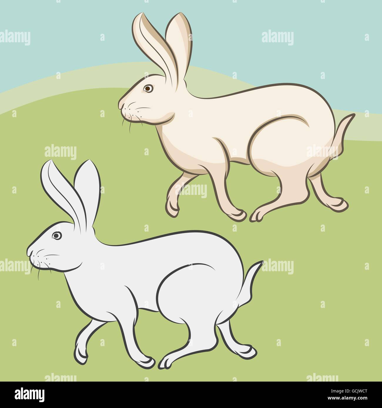 Kids pointing cartoon hi-res stock photography and images - Alamy