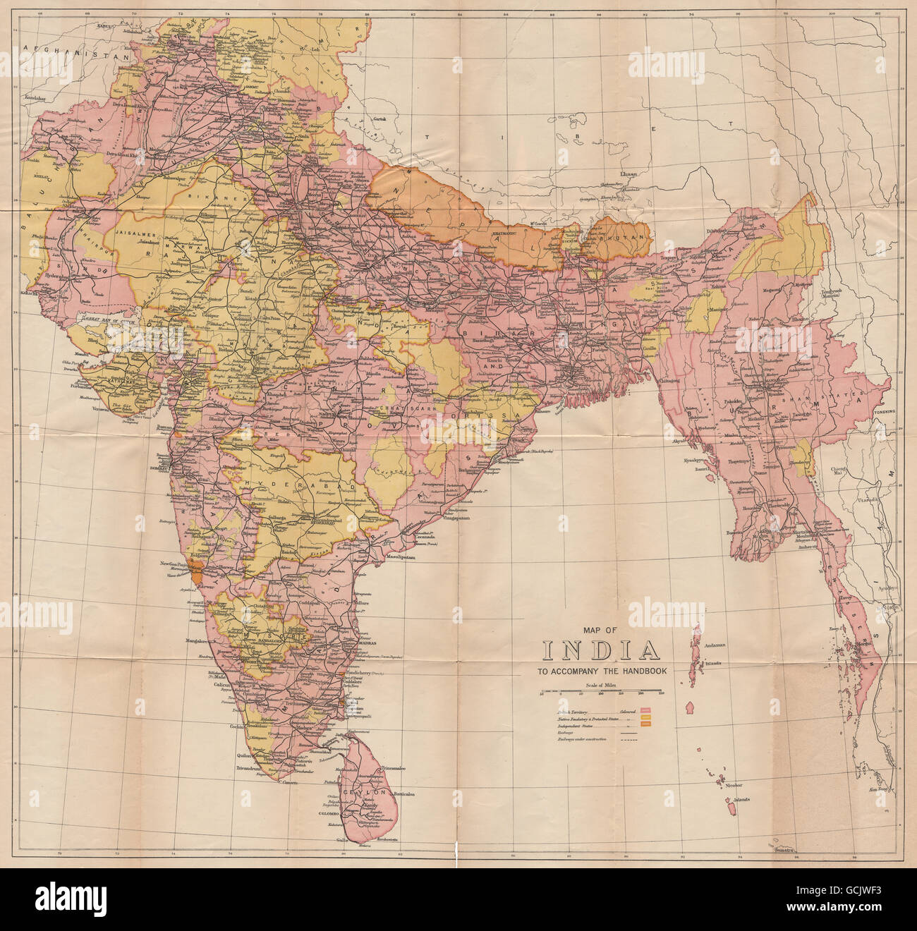 India showing british native independent hi-res stock photography and ...
