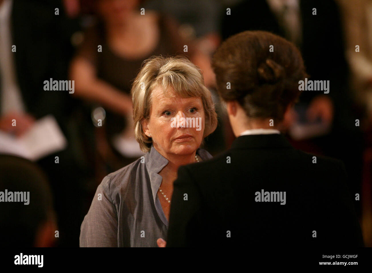 Head Teacher Jude Ragan is awarded an OBE by the Princess Royal at an ...