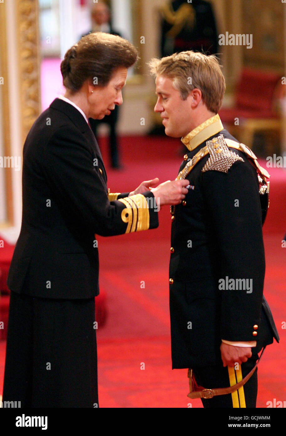 Captain Rowley Gregg, from the Light Dragoons, is decorated with the ...