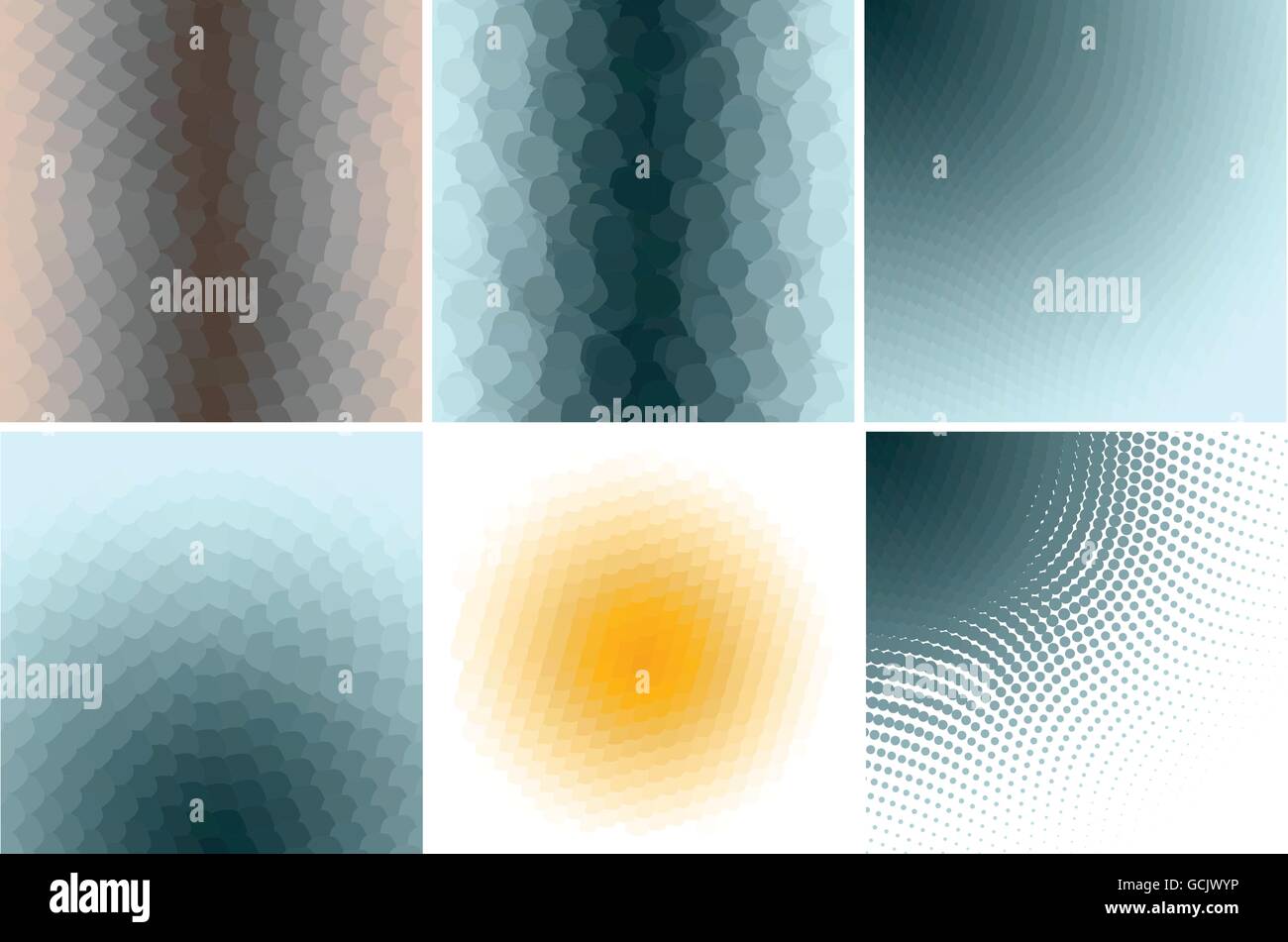 Set of dotted abstract forms. Vector illustration Eps 10 Stock Vector ...