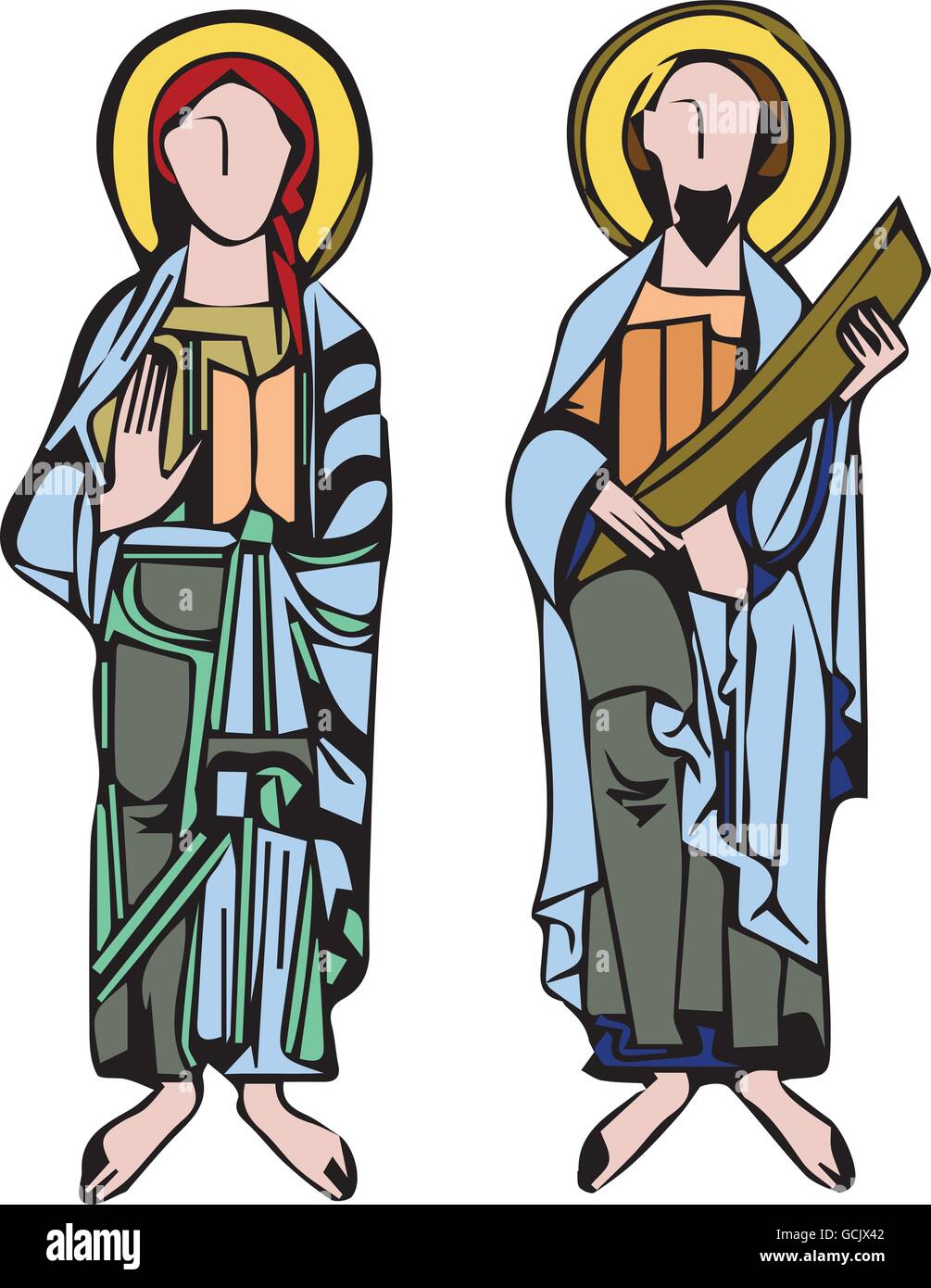 Gothic figures Cut Out Stock Images & Pictures - Alamy