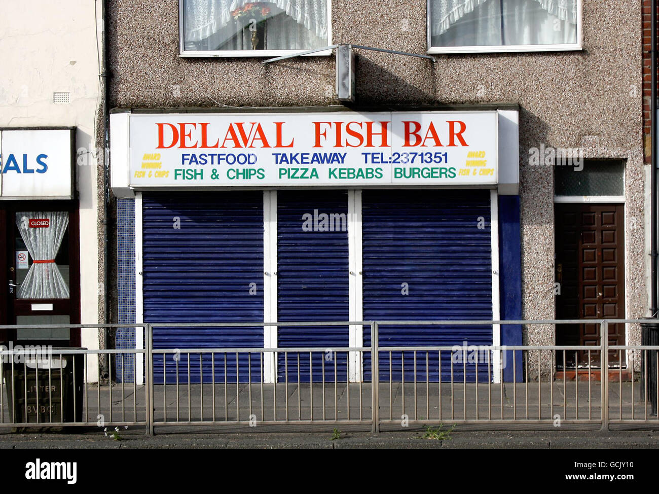 A general view of the chip shop near Blyth - around 10 miles north of ...
