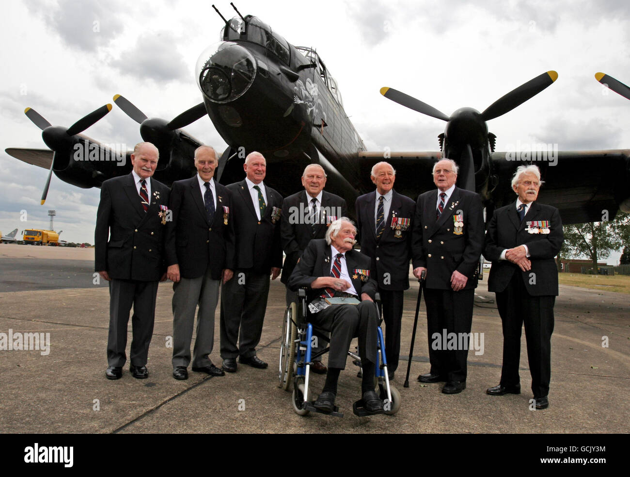 (back row left to right) Air Gunner Jim Gooding, Air Gunner Jim ...