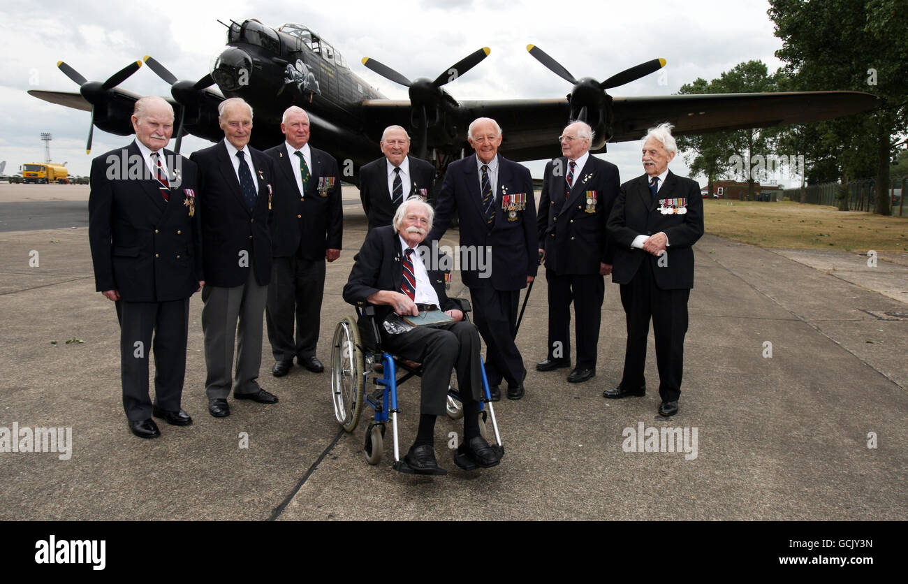 (back row left to right) Air Gunner Jim Gooding, Air Gunner Jim ...