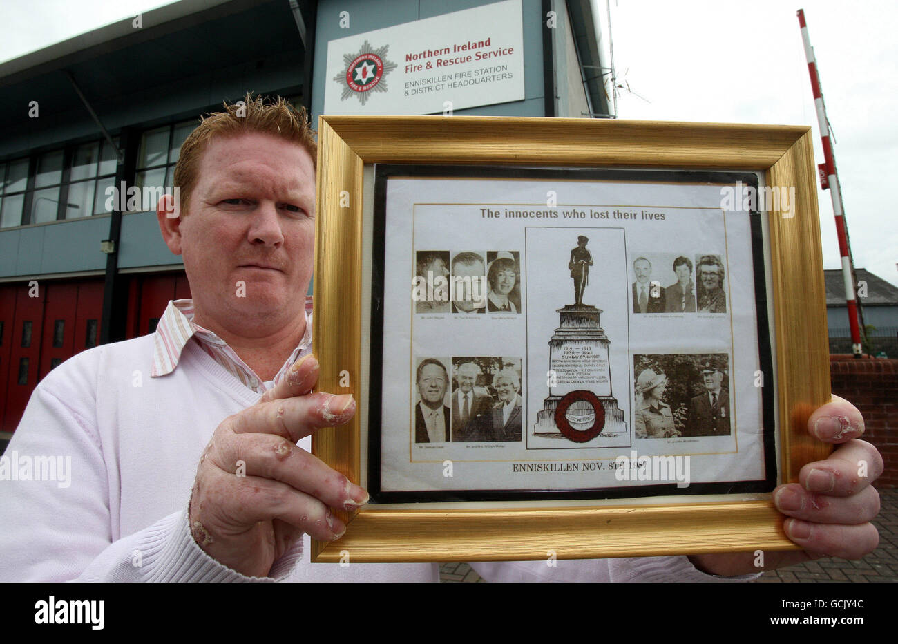 Stephen Gault, who survived the 1987 poppy day bombing in Enniskillen ...