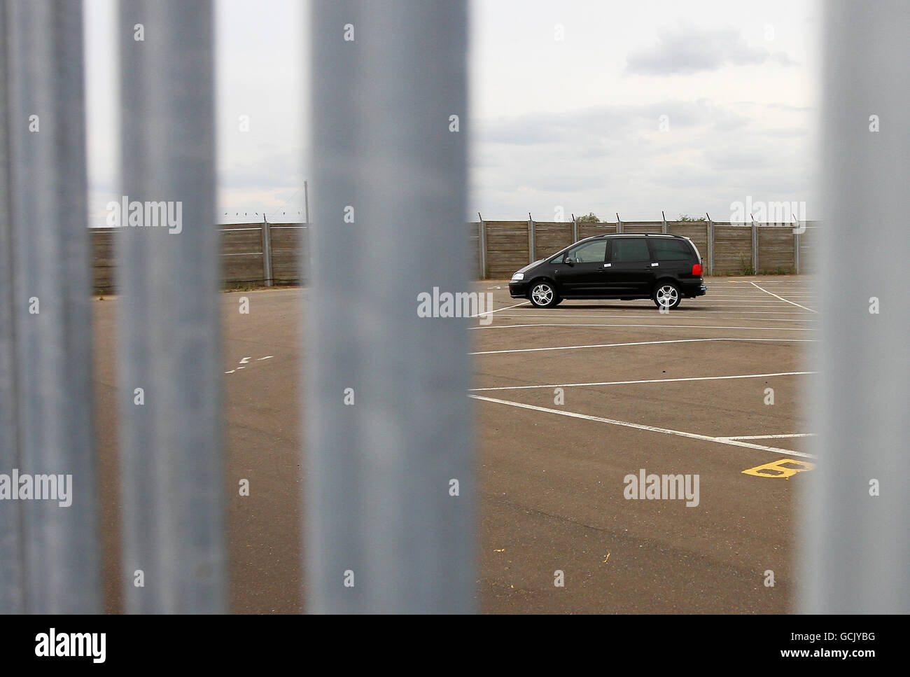 New cars on the dockside after being shipped into the UK at Sheerness ...