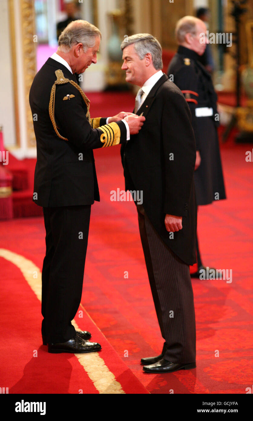 Mr. David Anderson is made a Member of the Royal Victorian Order by the ...