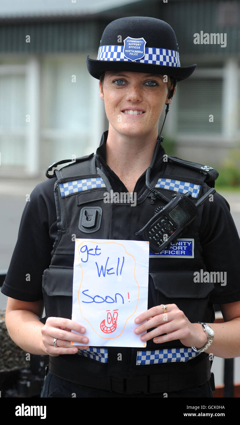 The Get Well card that a pupil from Dr Tomlinson Church of England ...