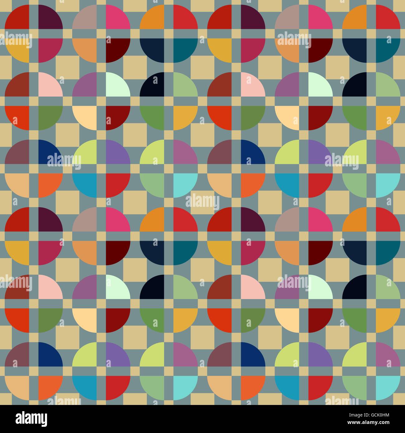 Vintage retro ceramic tile pattern set collection. Antique retro ...