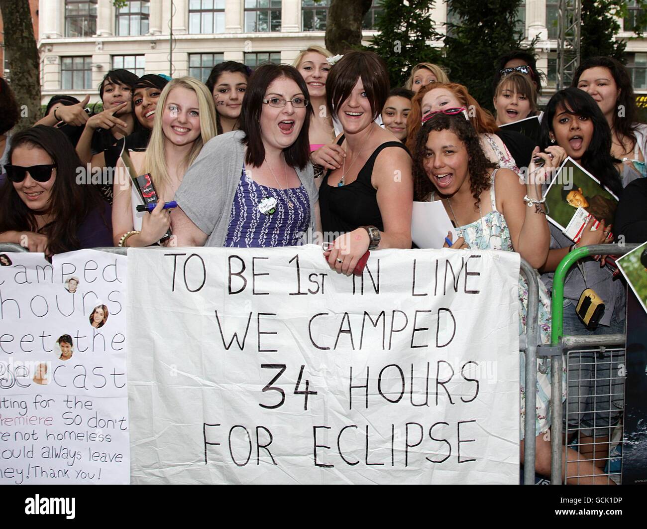 The Twilight Saga Eclipse UK Gala Premiere - London Stock Photo - Alamy