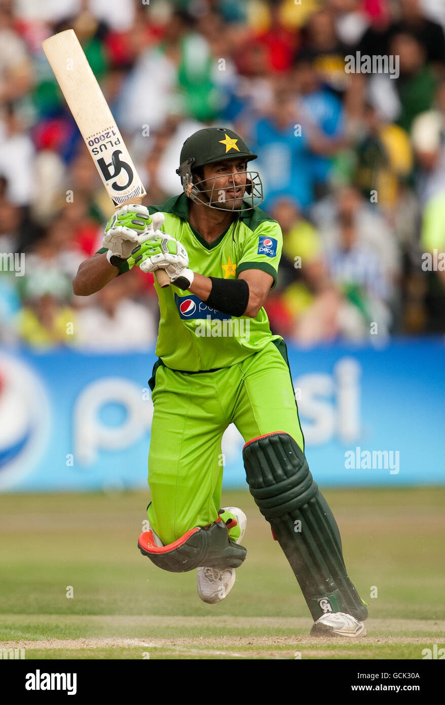 Pakistans Shoaib Malik During The T20 Australia Pakistan At Edgbaston