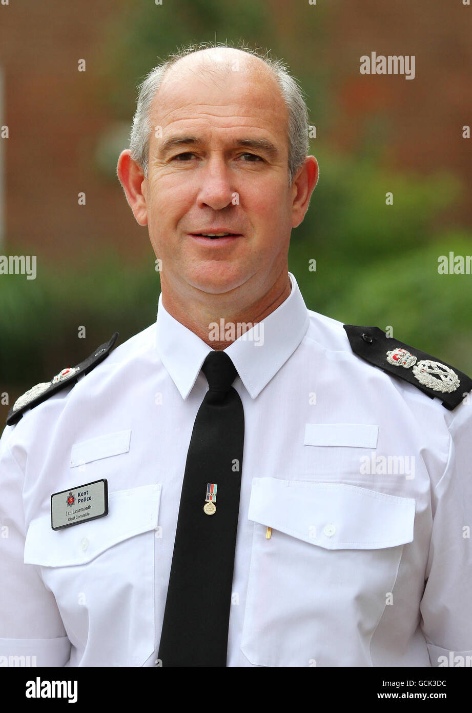 Ian Learmonth, the new Chief Constable of the Kent Constabulary ...