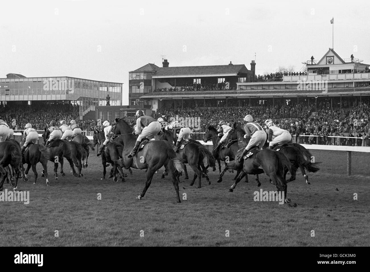 Newbury racecourse Black and White Stock Photos & Images - Alamy