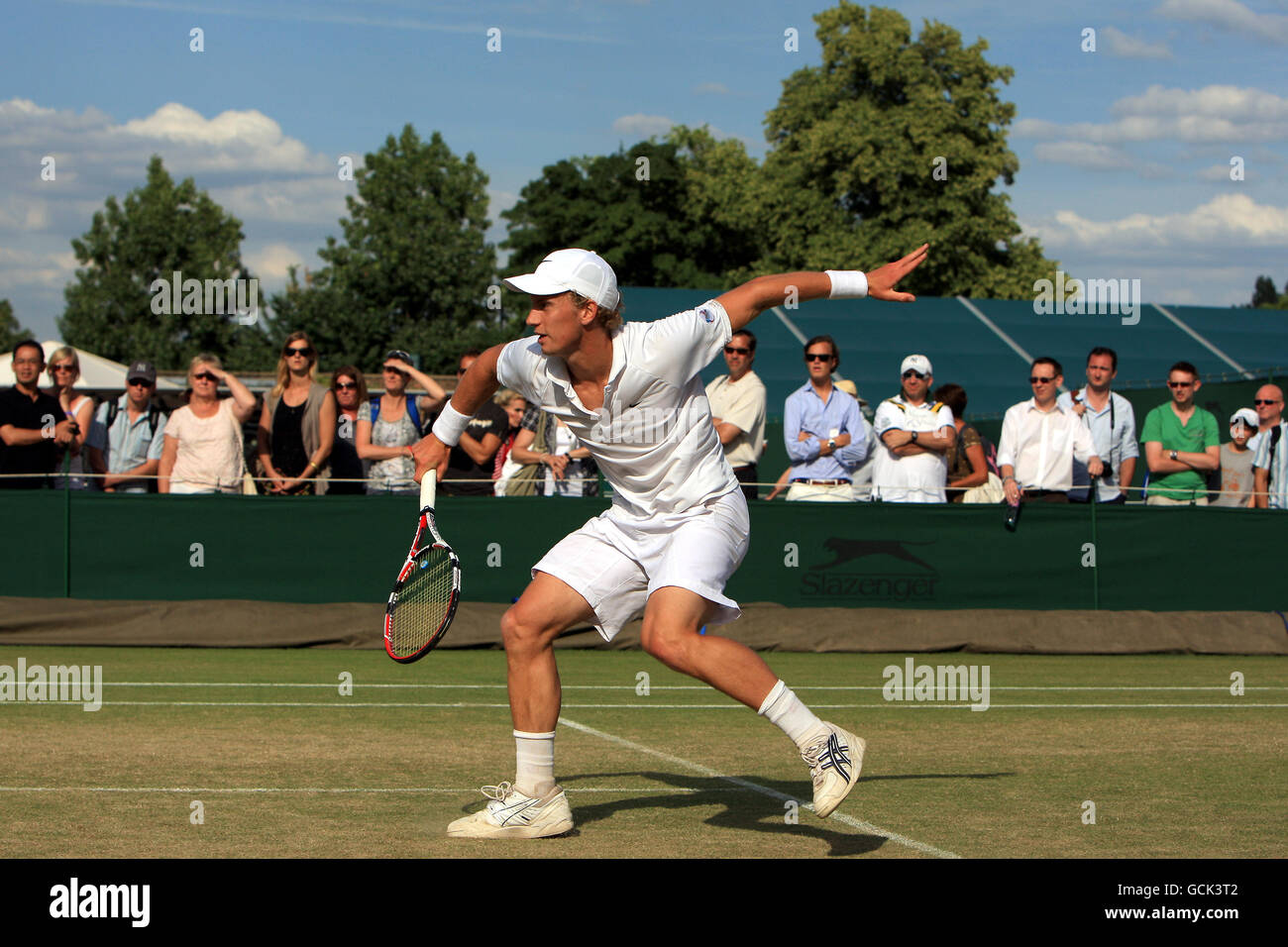 Great Britain's Tom Farquharson during his game with Liam Broady ...