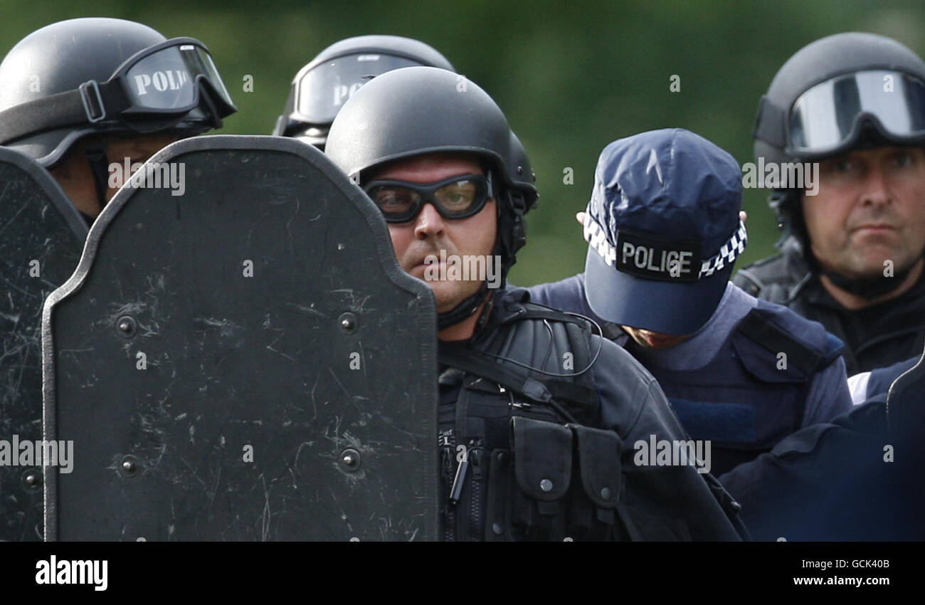 Wearing a police baseball cap hi-res stock photography and images - Alamy