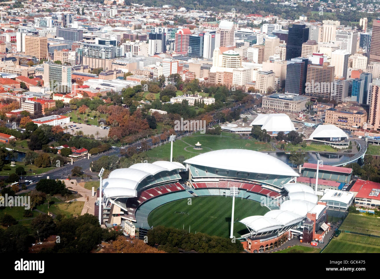 Aerial view oval hi-res stock photography and images - Alamy