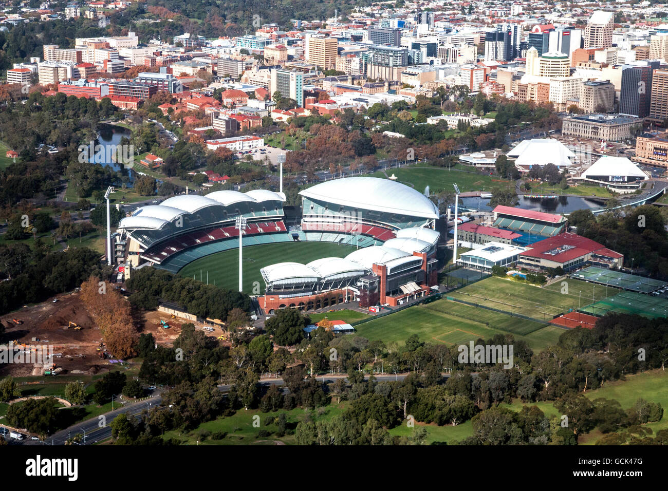 Aerial view of the city of Adelaide in Australia Stock Photo - Alamy