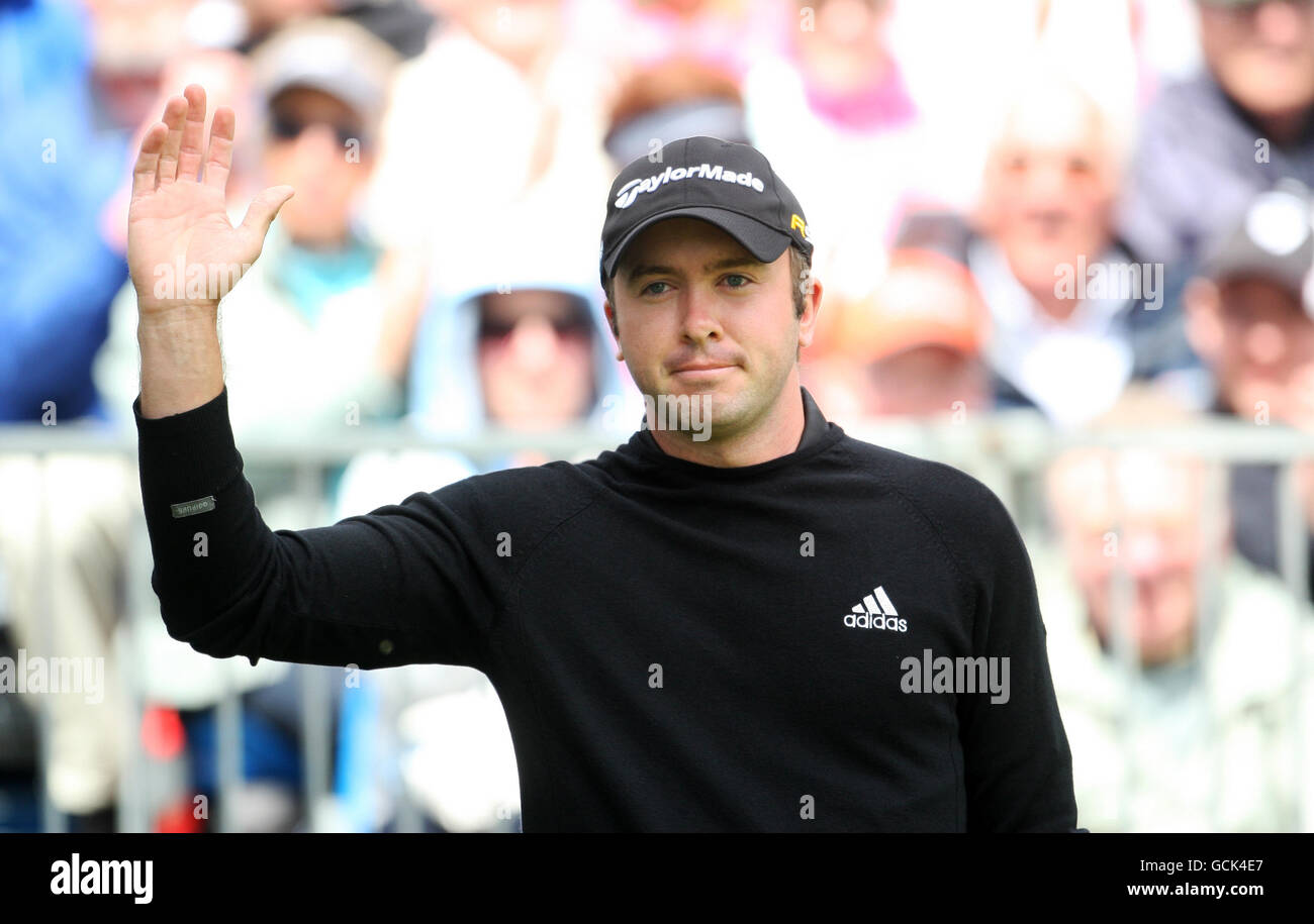 Scotlands martin laird day one barclays scottish open hi-res stock ...