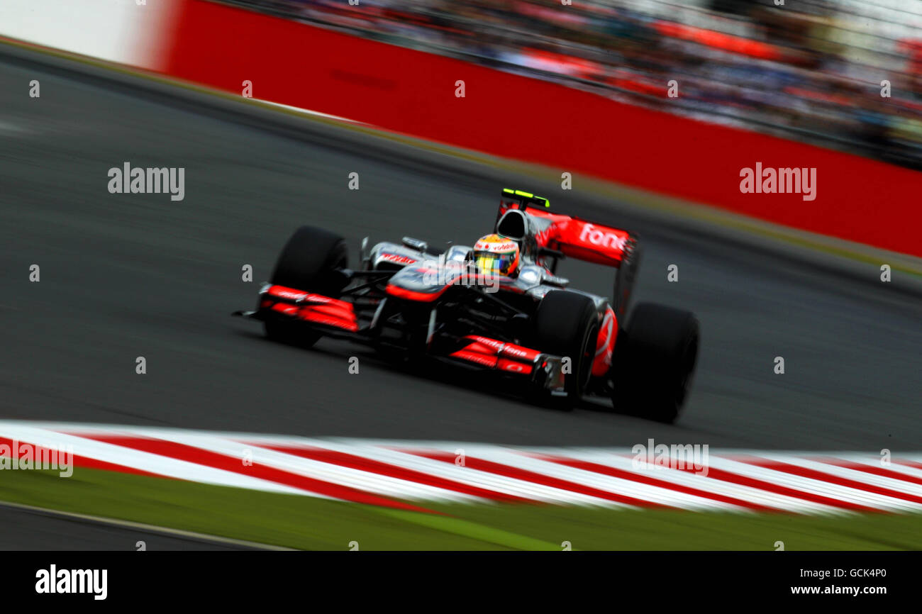 Vodafone McLaren Mercedes' Lewis Hamilton in th first qualifying ...