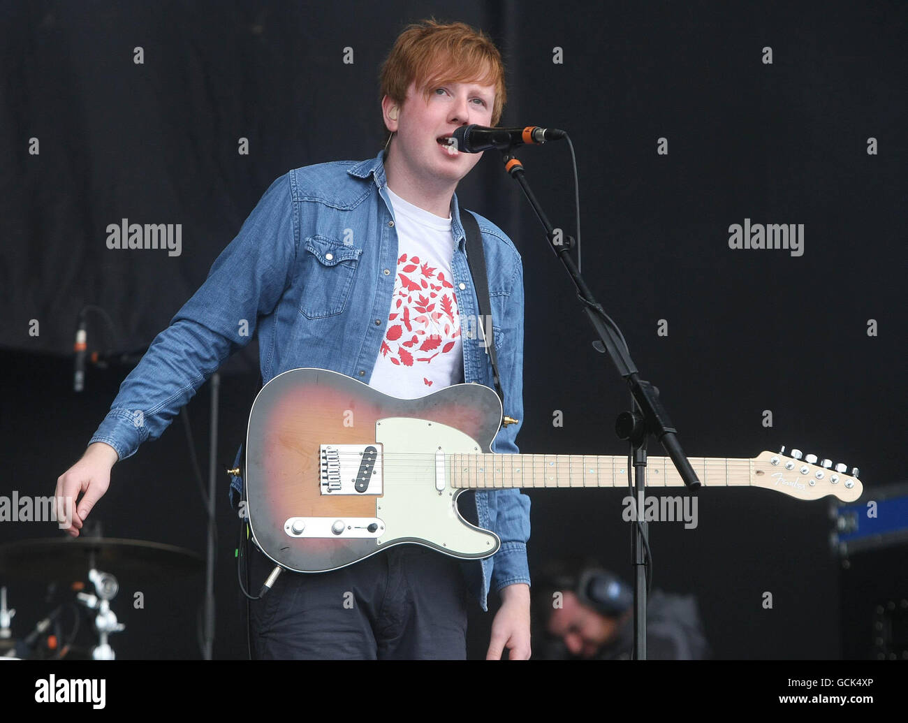 Alex Trimble of Two Door Cinema Club performing on day three of the ...