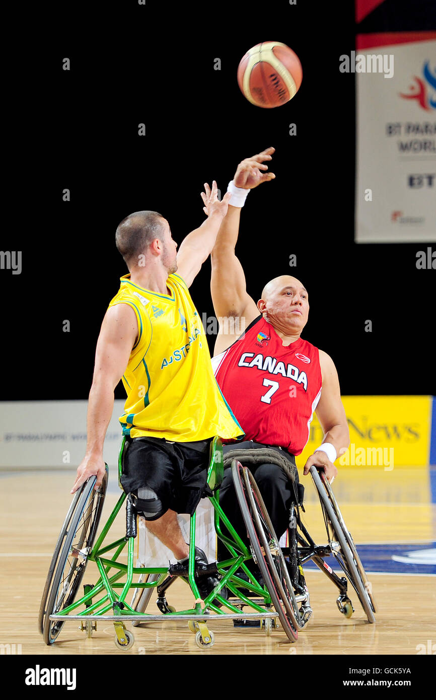 Australia's Tristan Knowles (left) and Canada's Richard Peter Stock ...