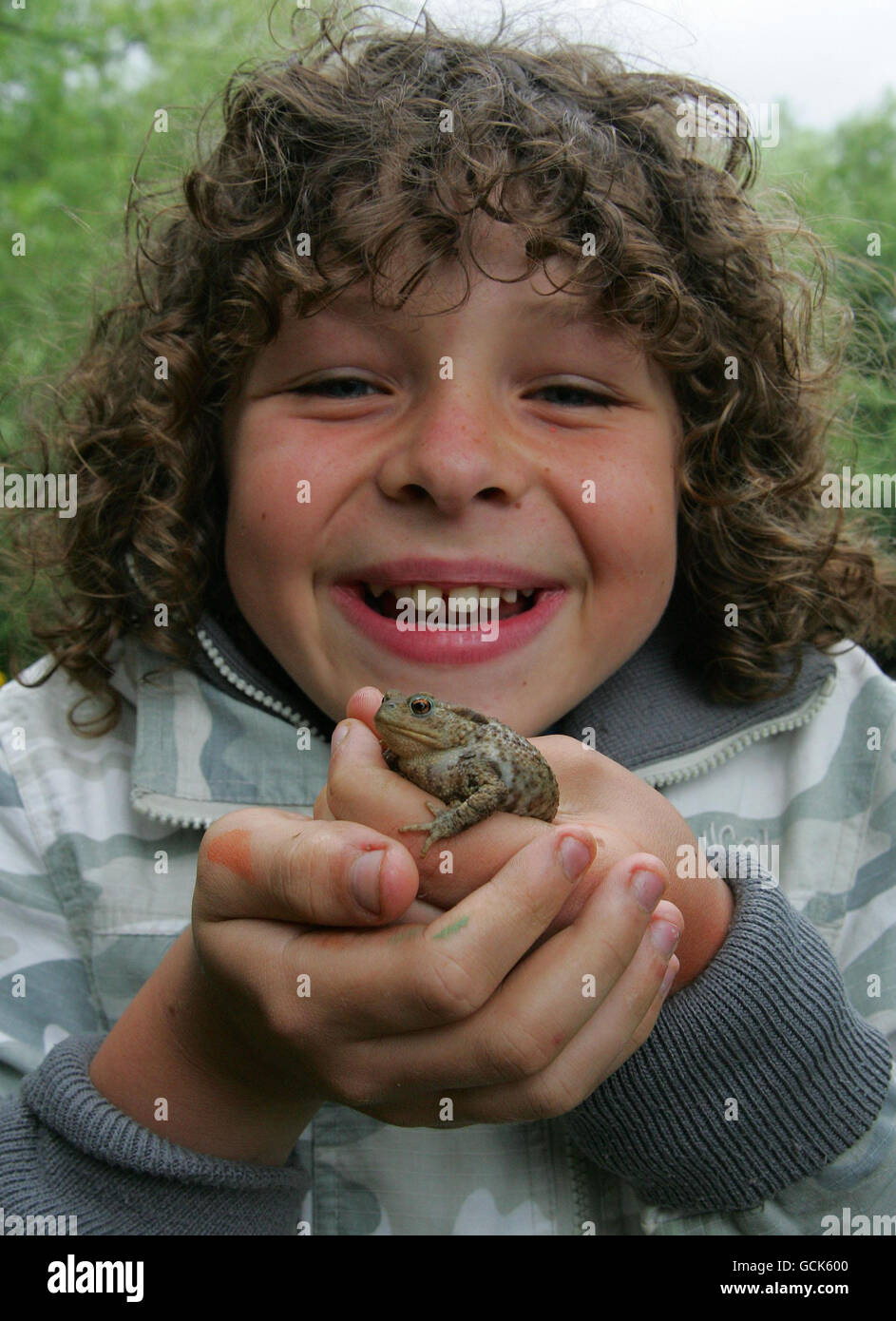 Actor Daniel Roche aged 10, who plays Ben in BBC's Outnumbered, holds a ...