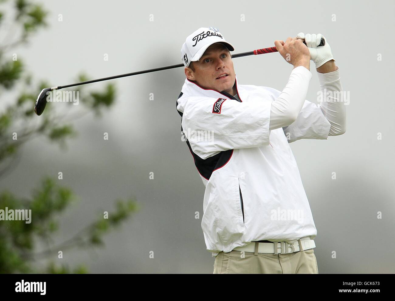 USA's Nick Watney in action during round one of The Open Championship ...