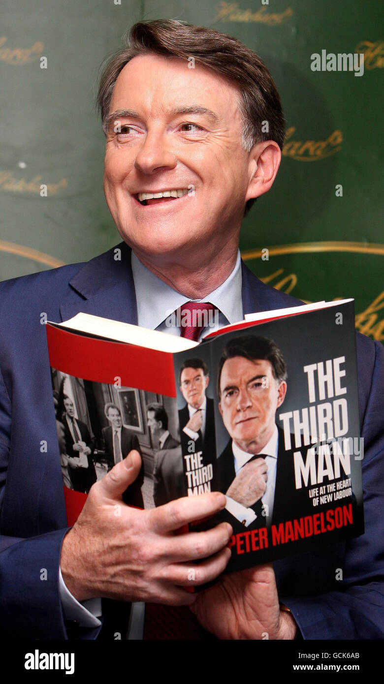 Politics signing peter mandelson hi-res stock photography and images ...
