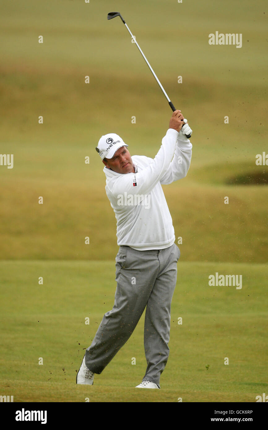 France's Thomas Levet during round one of The Open Championship 2010 at ...
