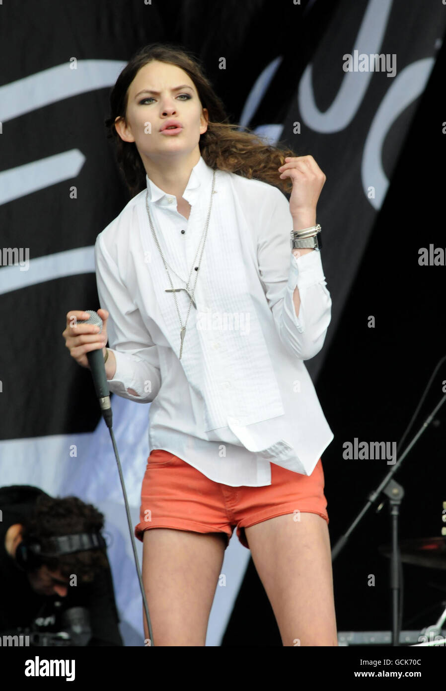 Coco Sumner (Sting's daughter) of I Blame Coco, performs live on ...