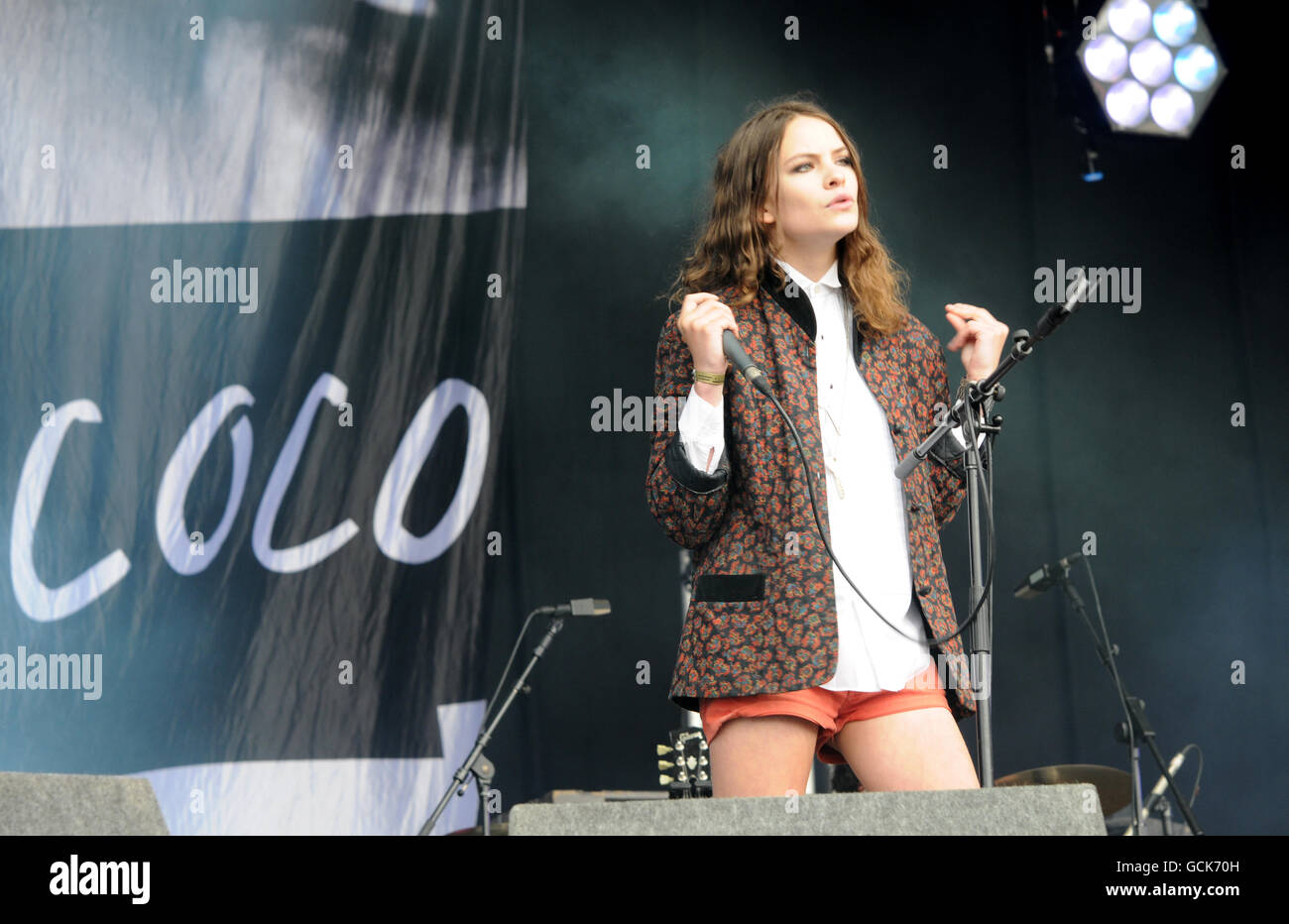 Coco Sumner (Sting's daughter) of I Blame Coco, performs live on ...