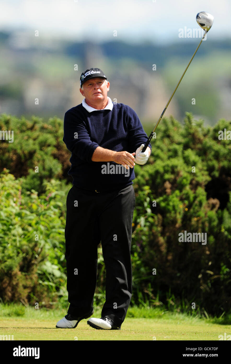 Australia's Peter Senior during round three of The Open Championship ...