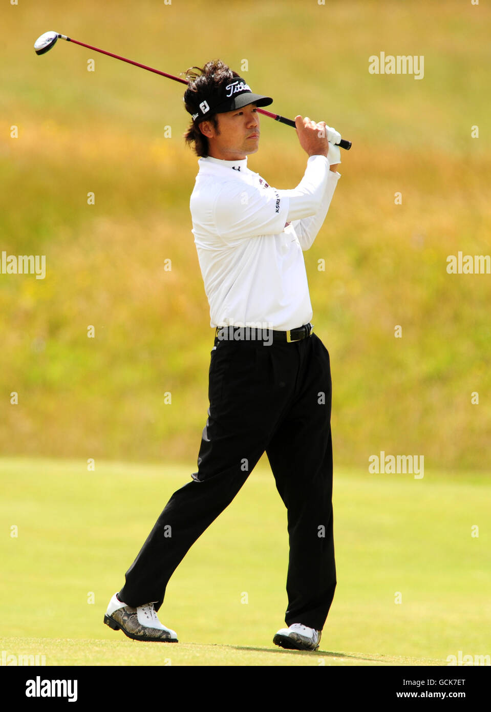 USA's Kevin Na during round three of The Open Championship 2010 at St ...