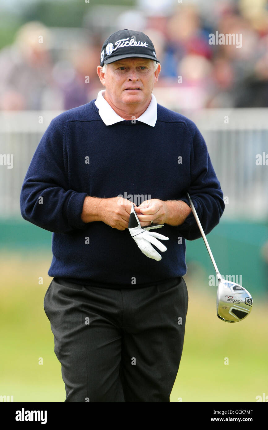 Australia's Peter Senior during round three of The Open Championship ...