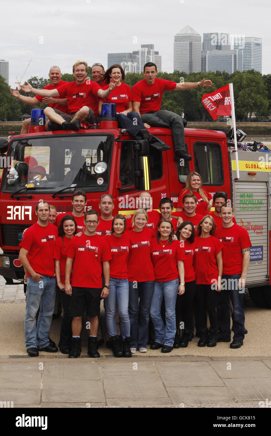Follow That Fire Engine Stock Photo - Alamy