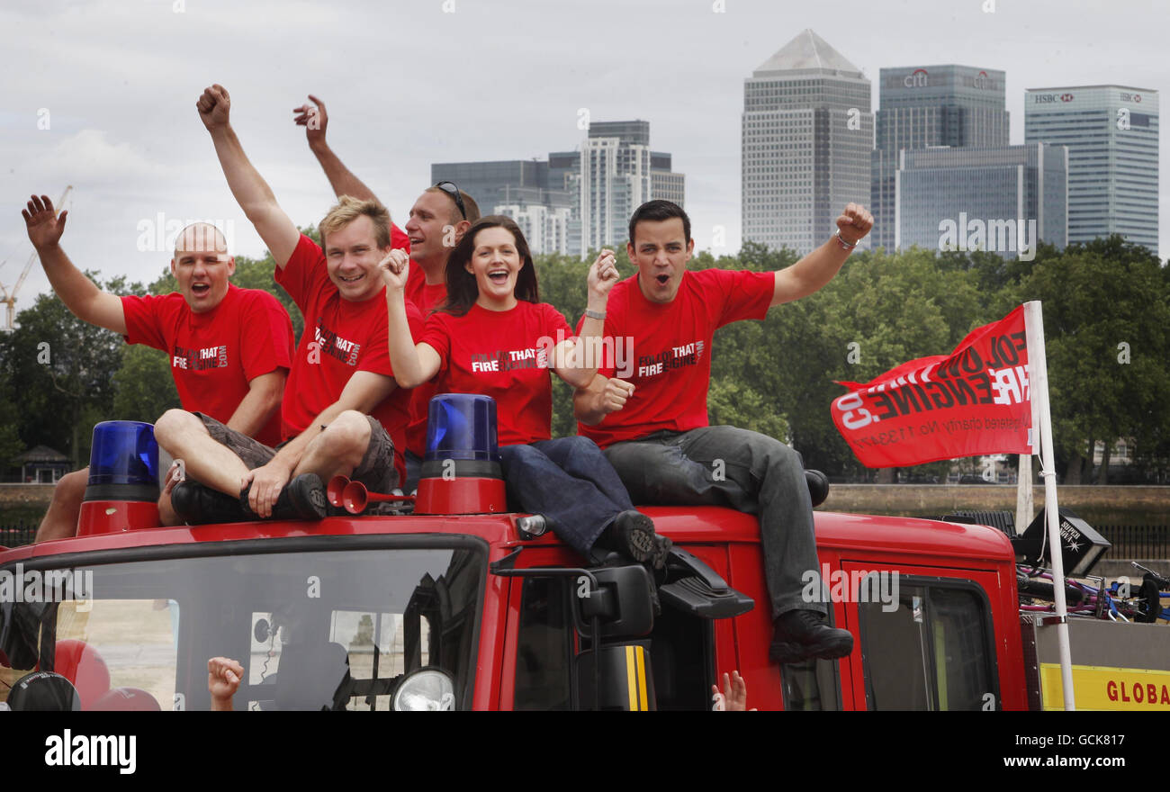 Follow That Fire Engine Stock Photo - Alamy