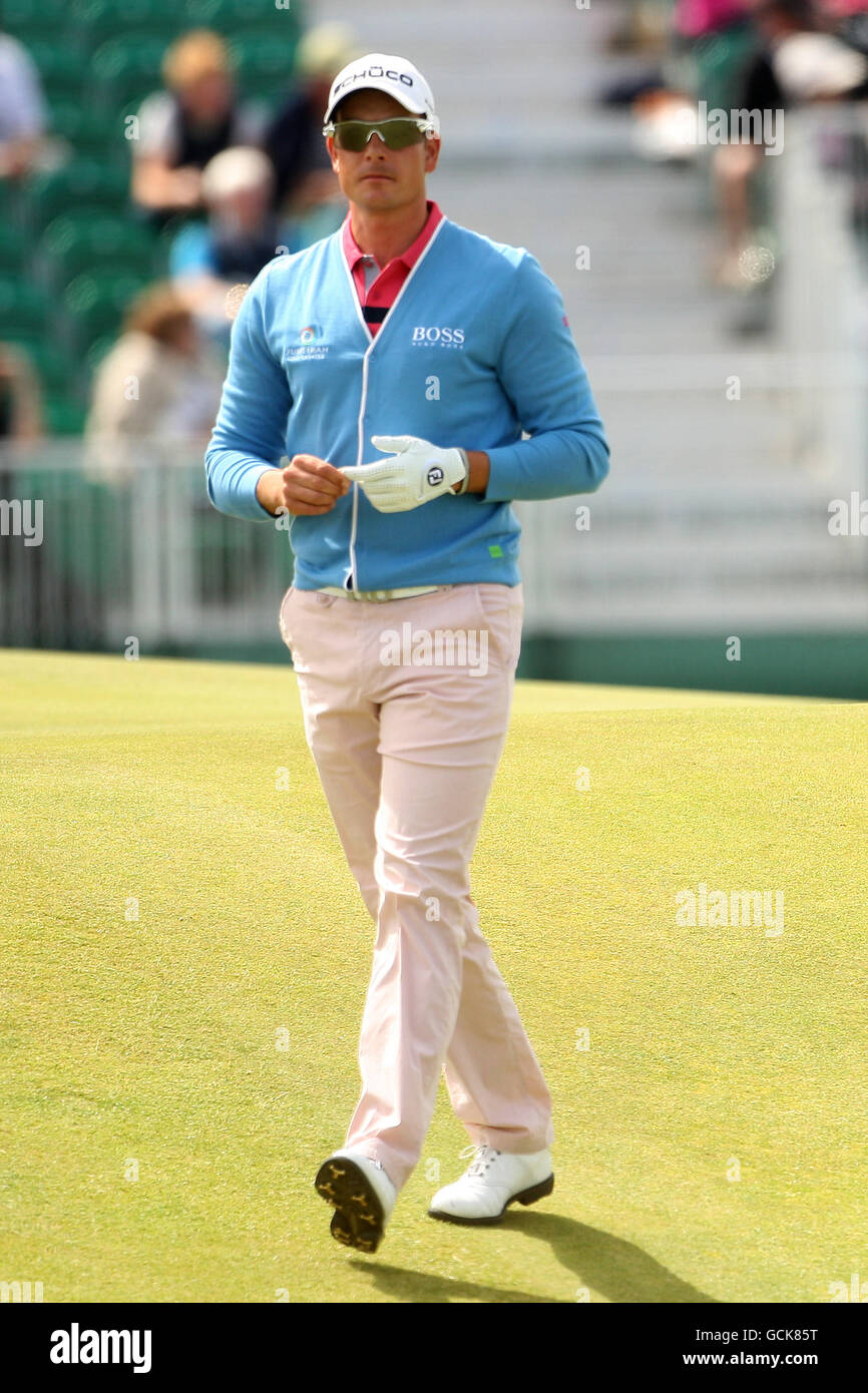 Sweden's Henrik Stenson during round four of The Open Championship 2010 ...