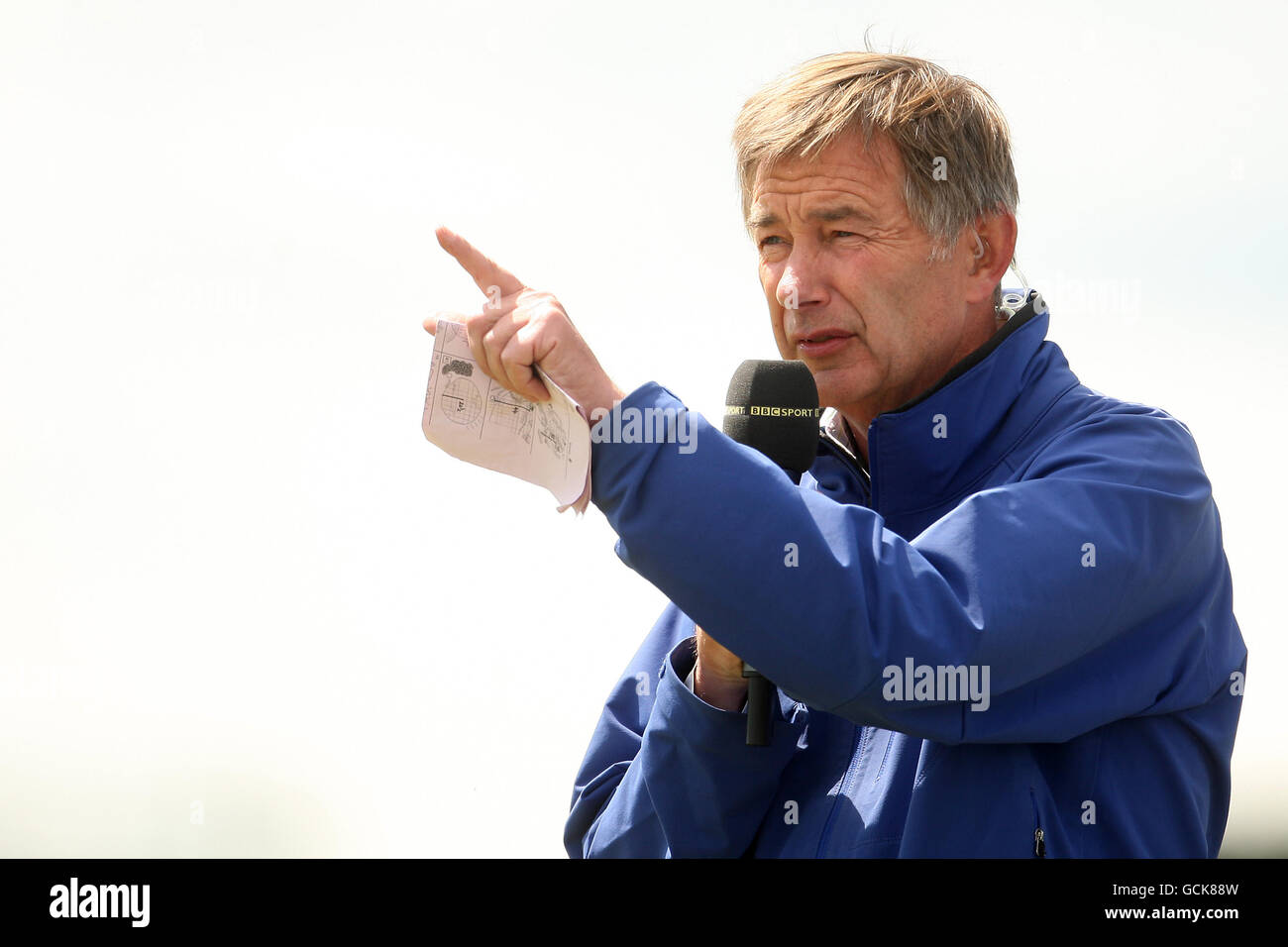 BBC Golf Commentator Ken Brown during round four of The Open ...